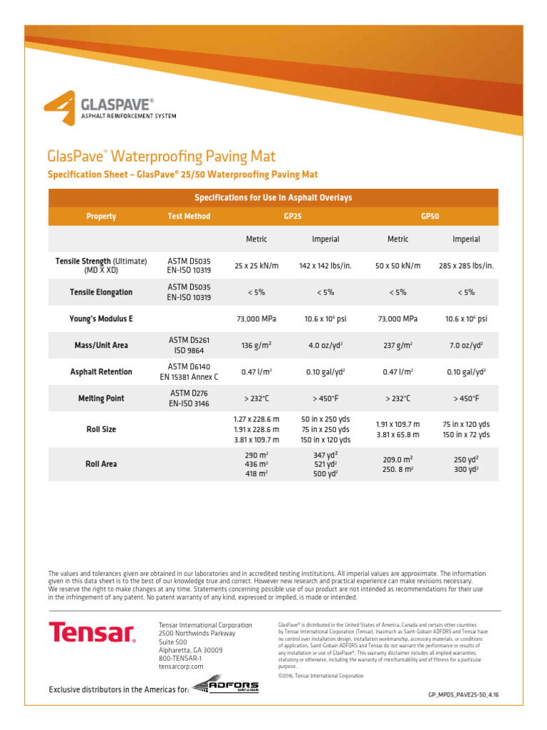 GlasPave Tensar | PDF
