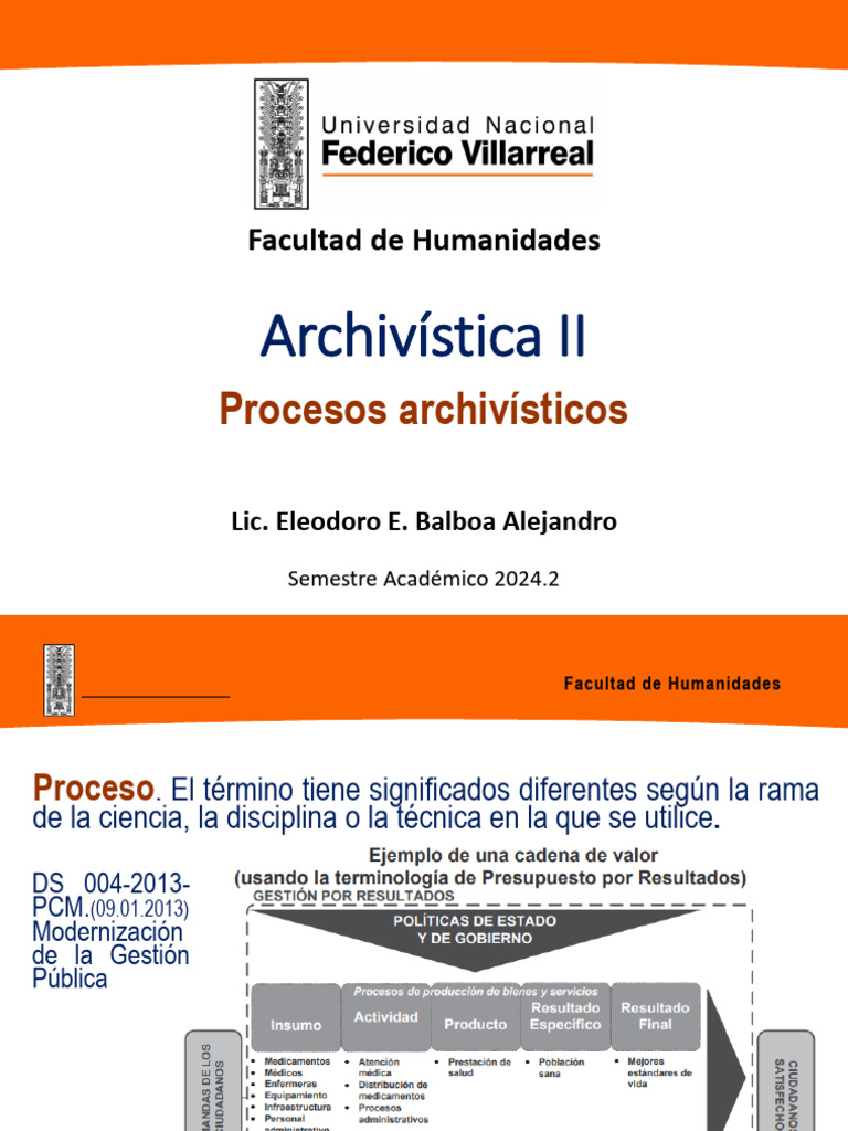 Archi II. 01 Procesos Archivísticos | PDF | Documento