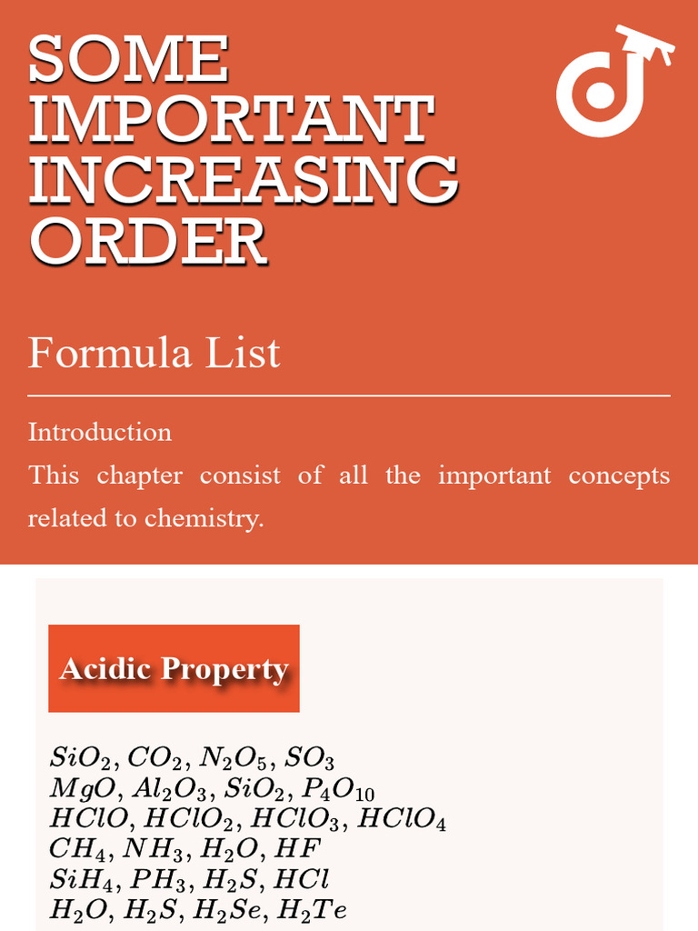 SO3 and HF in Acidic Properties | PDF | Applied And Interdisciplinary Physics | Chemistry