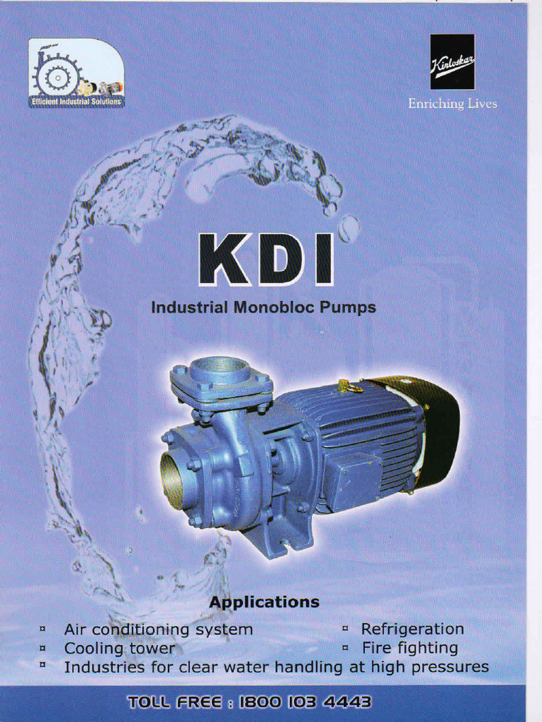Kirloskar KDI Series | PDF