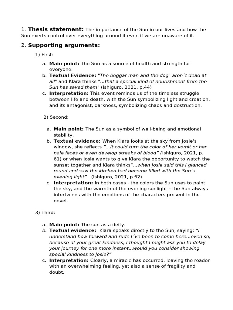 Literary Essay Defense | PDF