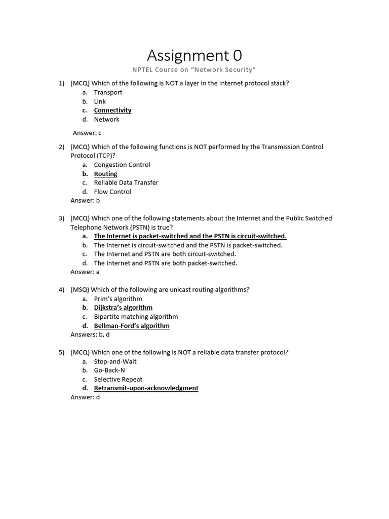Network Security Assignment | PDF