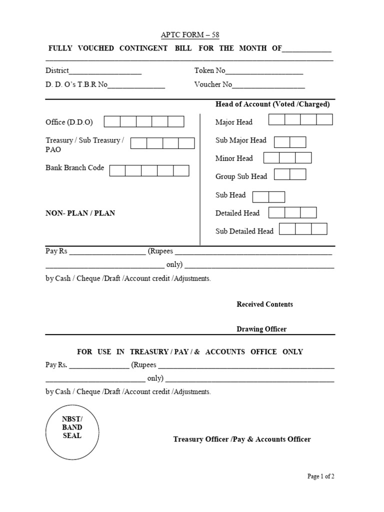 form 58 | PDF | Economies | Government Finances