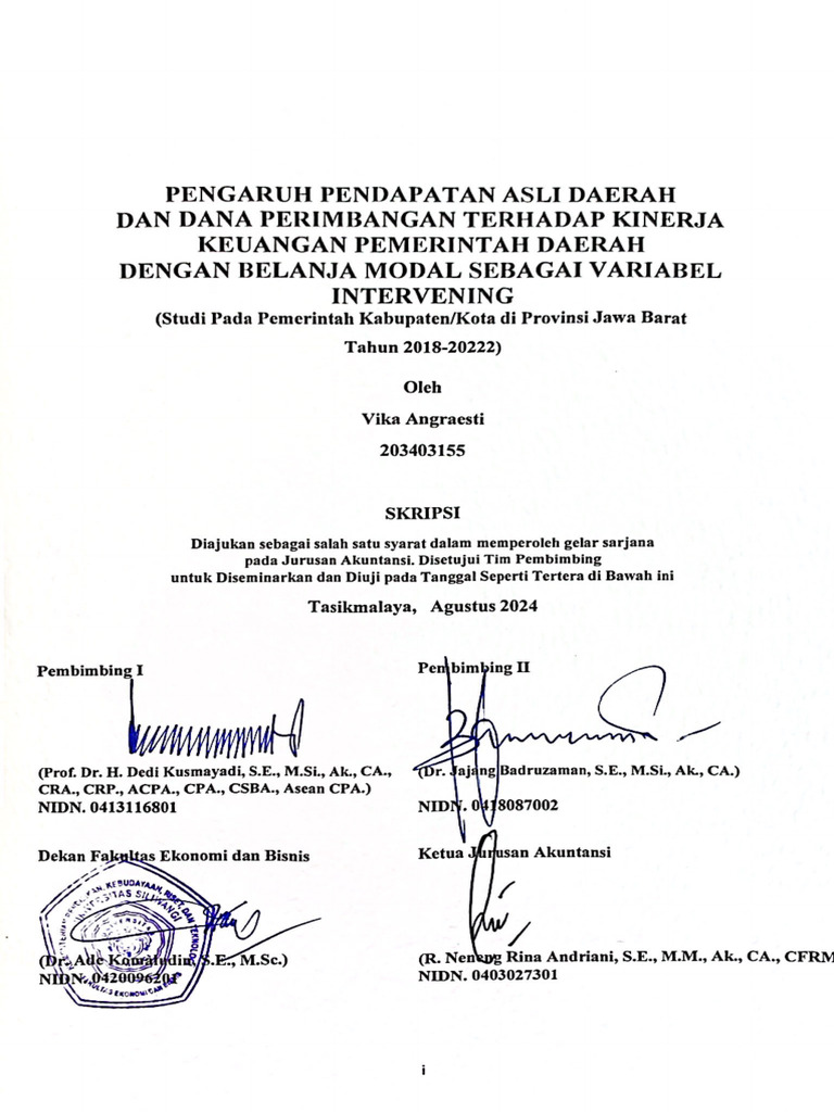 Lembar Pengesahan | PDF