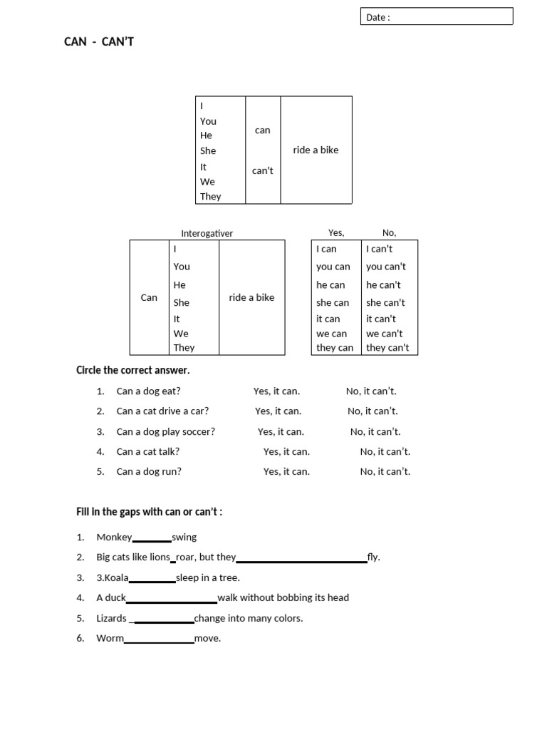 CAN-CAN'T GRAMER | PDF