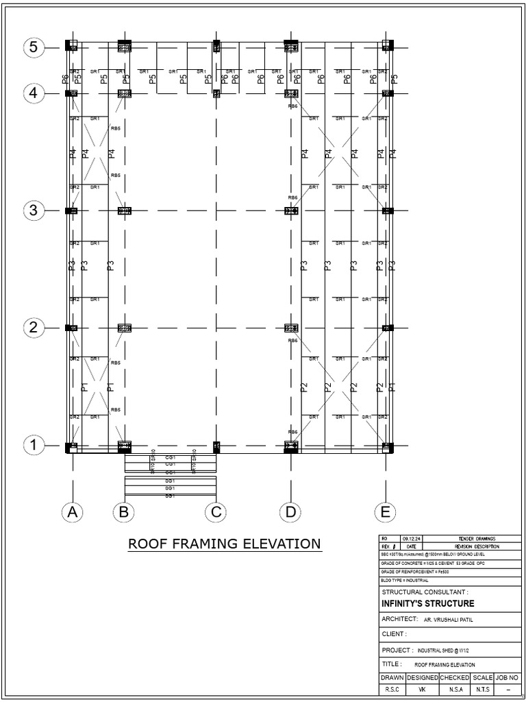 Roof Framing Elevation - r0 | PDF