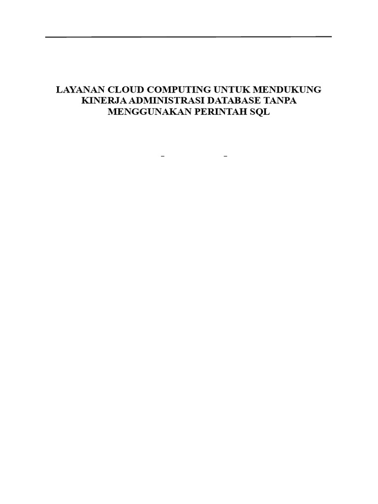 Layanan Cloud Computing | PDF