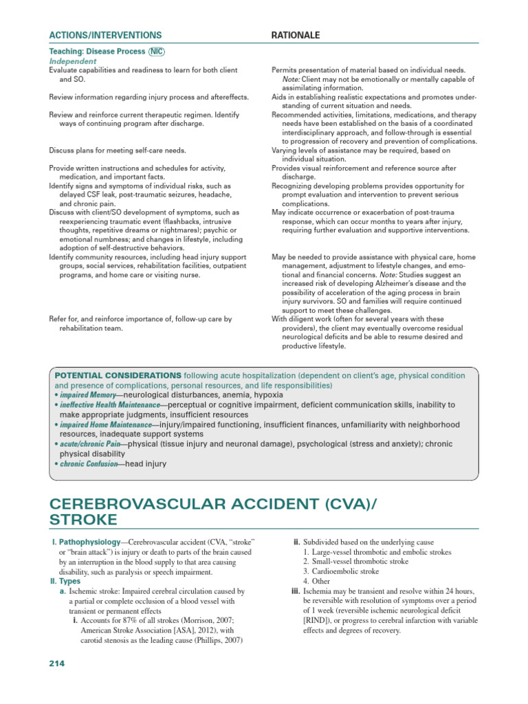 الجلطة | PDF | Stroke | Thrombosis
