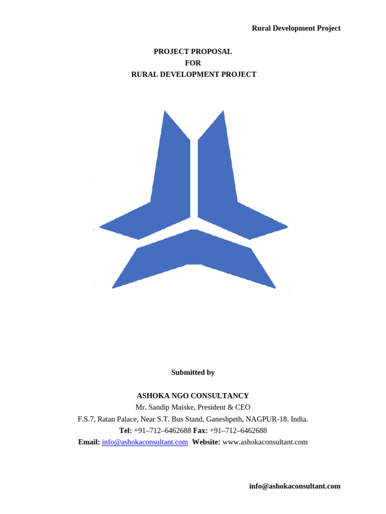 Rural Development Project | PDF | Poverty | Poverty & Homelessness