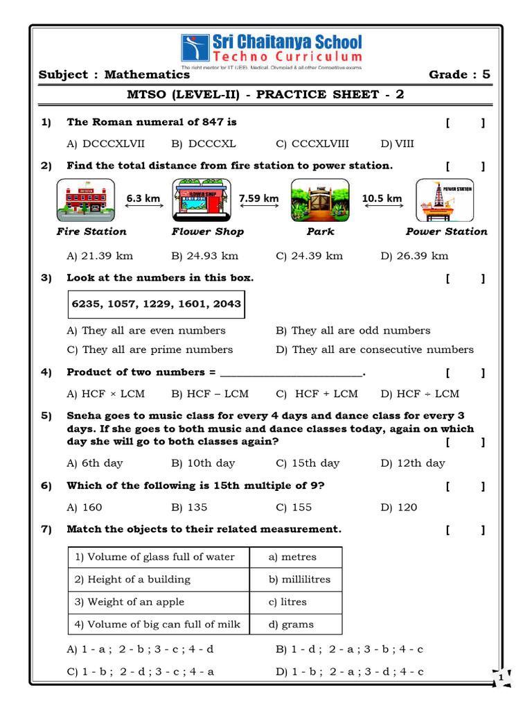 MTSO Cls-5 PS-2 (Level-II) | PDF