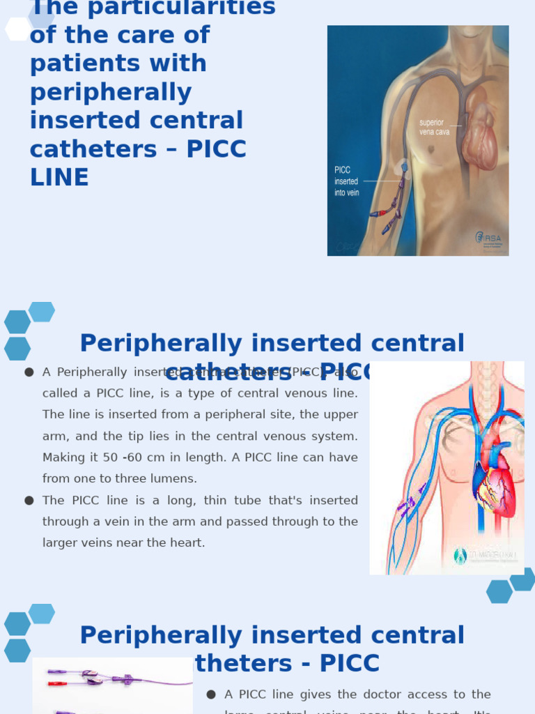 PICC Line Care and Management Guide | PDF | Medical Specialties ...