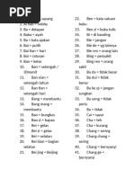 Kamus Bahasa Khek Sehari-hari | PDF