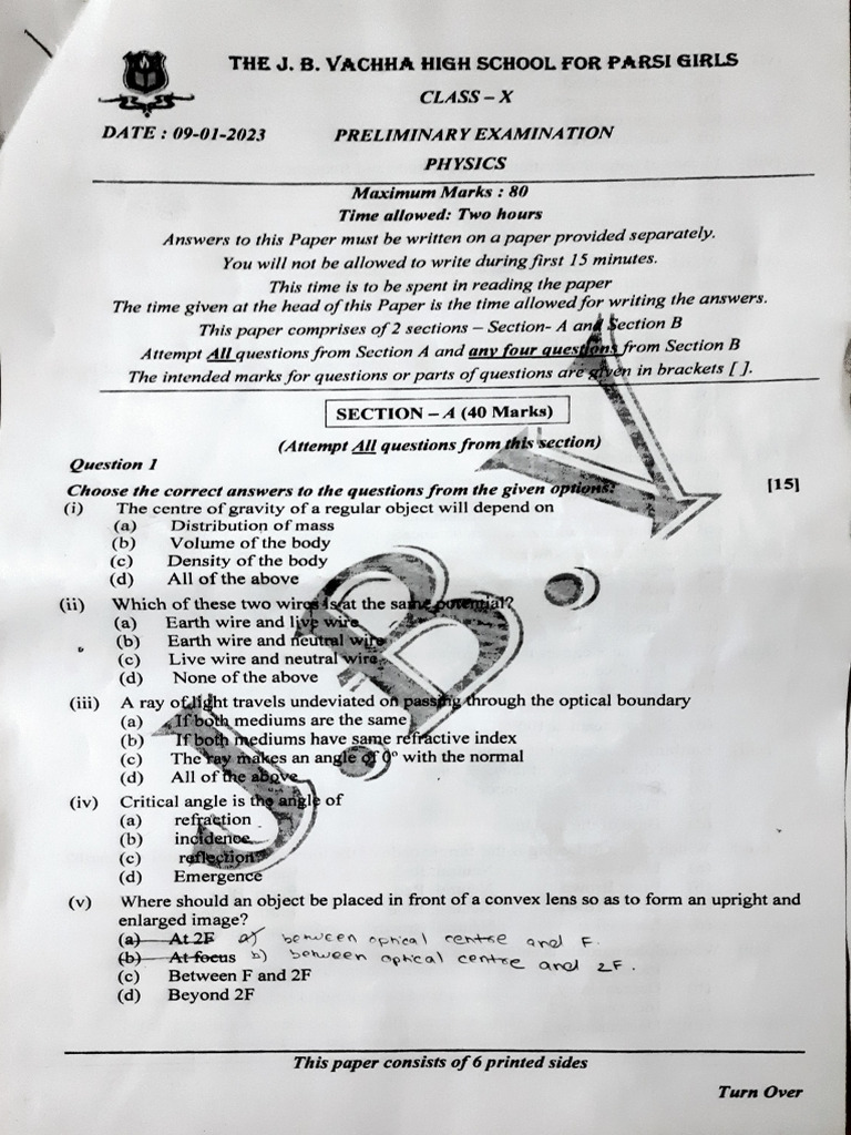 JB Vachha Physics Prelims | PDF
