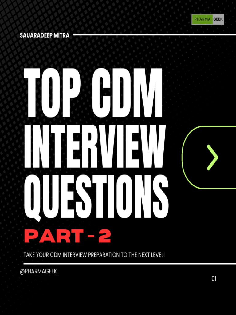Top CDM Interview Questions Part 2 | PDF | Databases | Data
