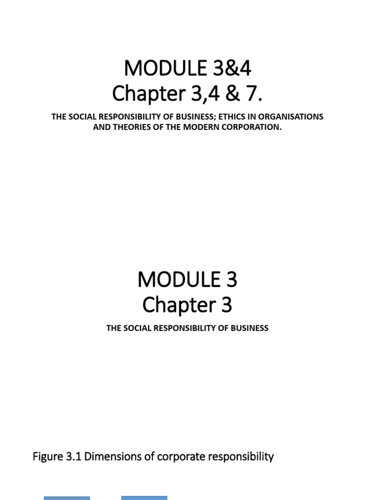Slides - Module 3& 4 | PDF | Stakeholder (Corporate) | Bp