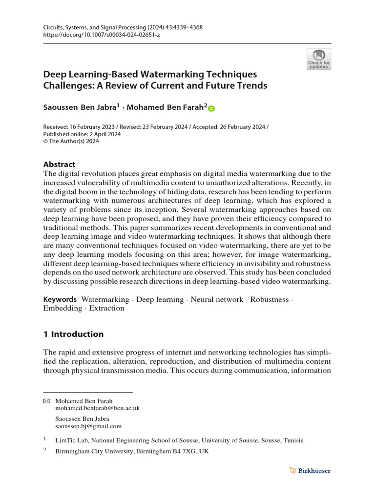 s00034-024-02651-z | PDF | Deep Learning | Data Compression