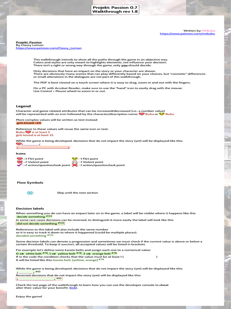 Projekt Passion Walkthrough | PDF