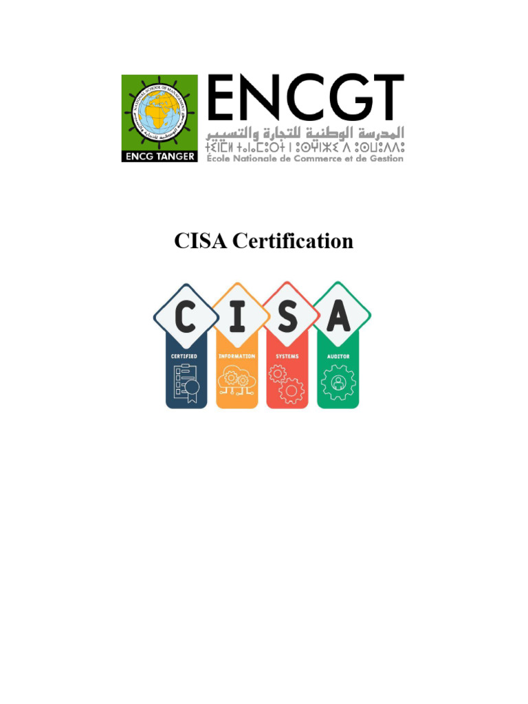 CISA Certification | PDF | Audit | Information Security
