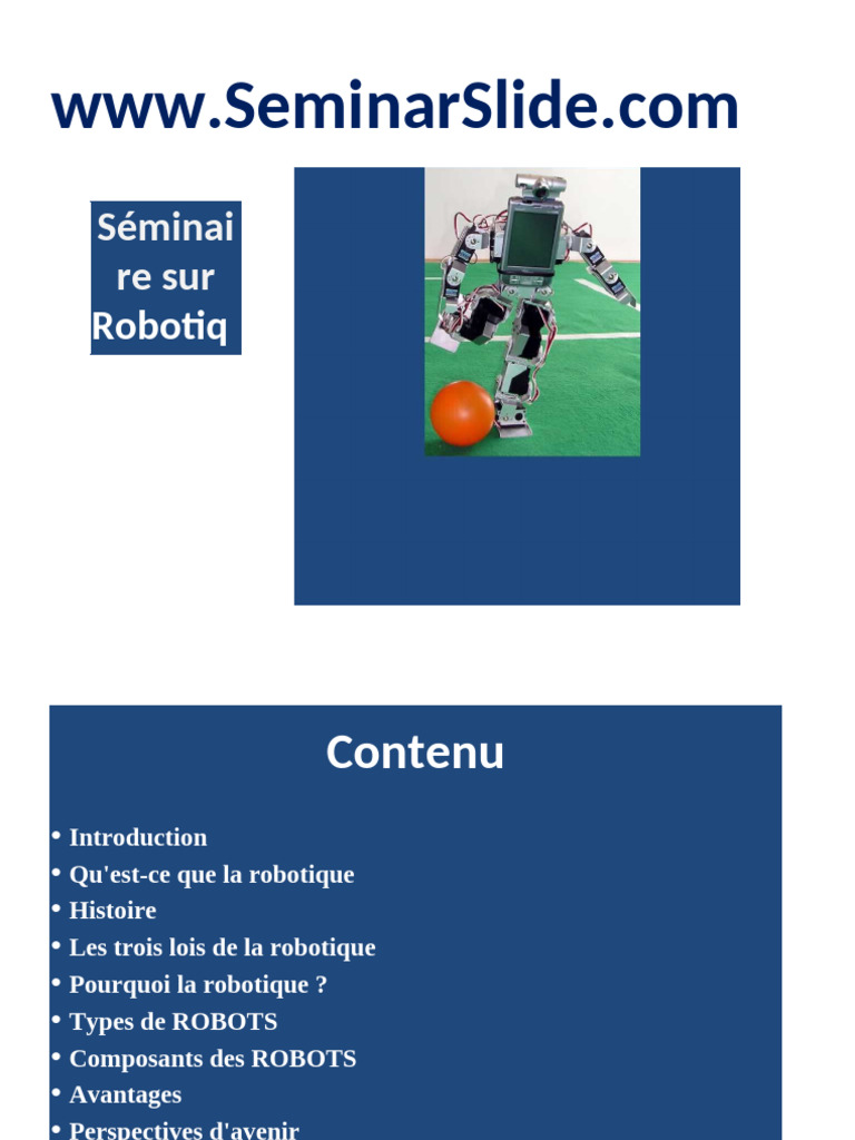 robotique | PDF | Robot | Robotique
