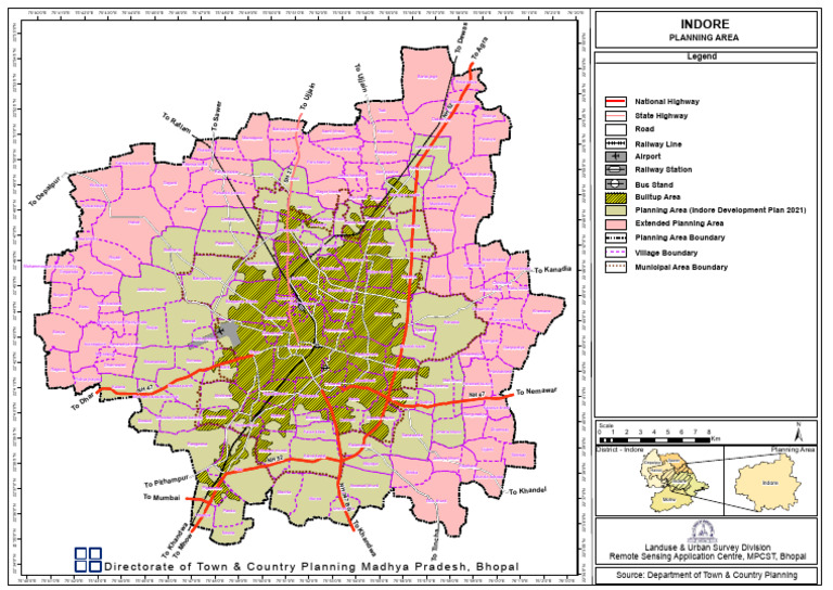 Indore Master Plan 2035 Overview | PDF