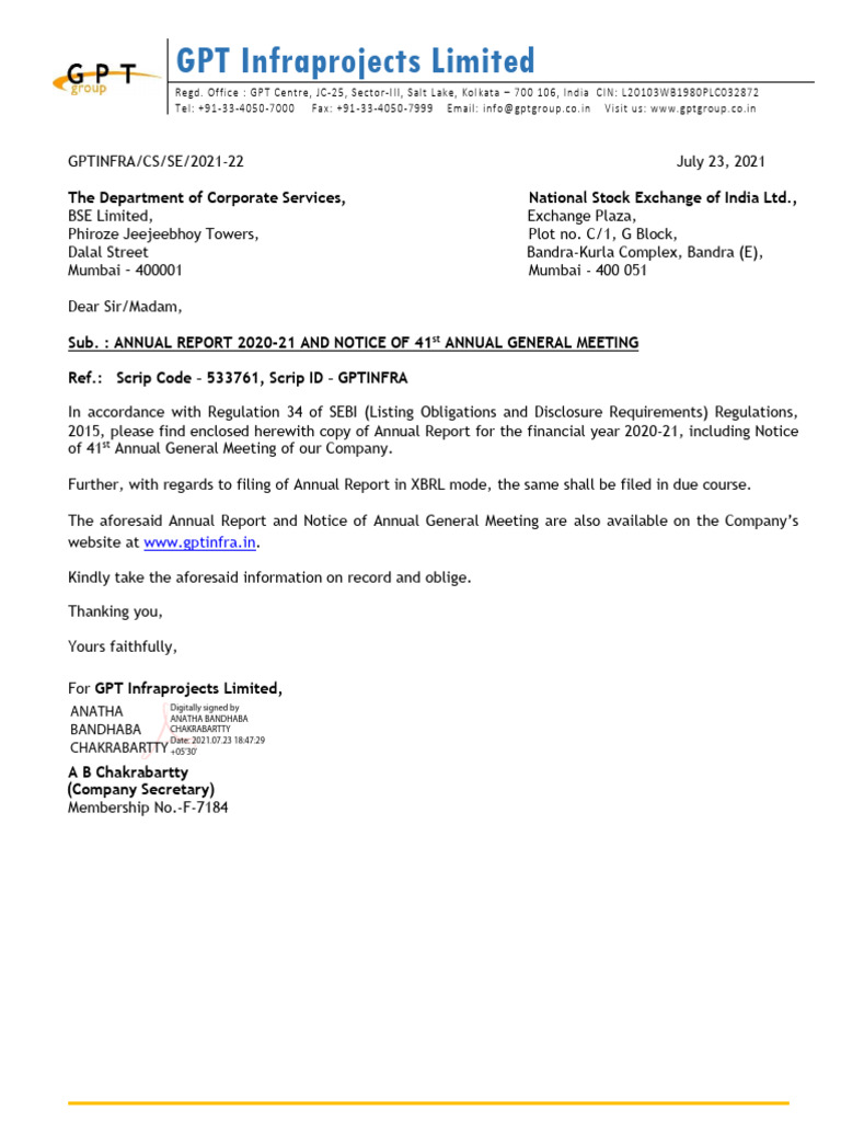 GPT Infraprojects Limited: WWW - Gptinfra.in | PDF | Income Statement