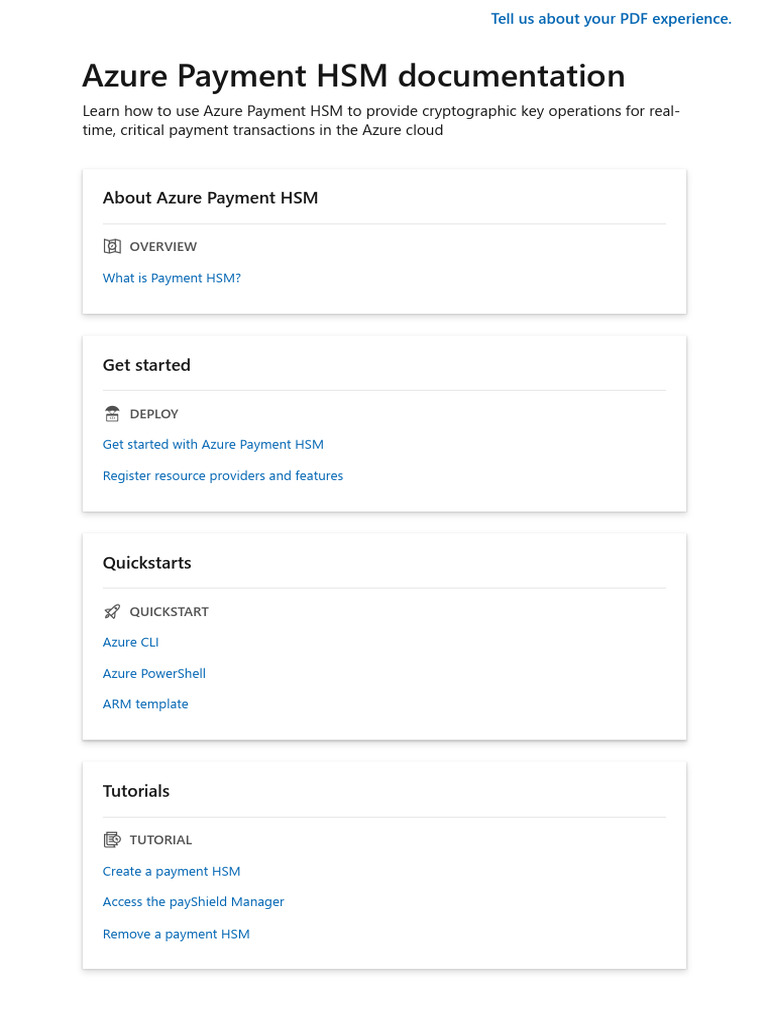 Azure Payment HSM | PDF | Personal Identification Number | Command Line ...