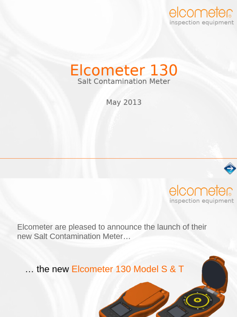 Elcometer 130 Launch Pack | PDF | Chart | Calibration