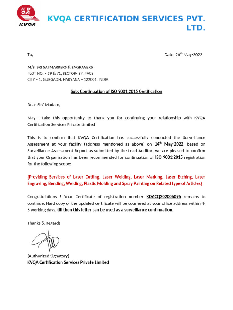 Surveillance Continuation | PDF