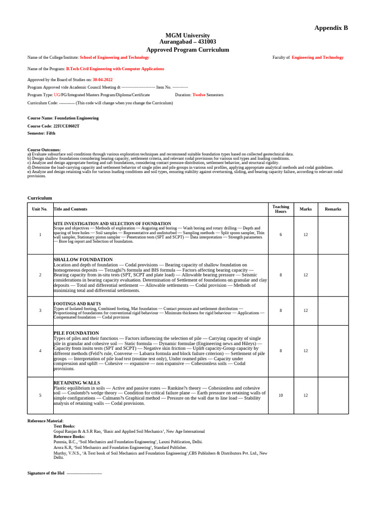 Appendix B - Foundation Engineering | PDF | Deep Foundation | Civil ...