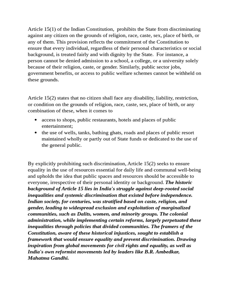 Article 15 | PDF | Justice | Crime & Violence