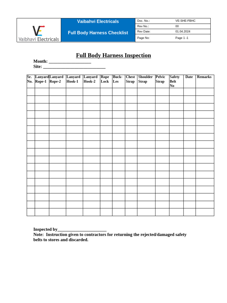 FBH Inspection | PDF