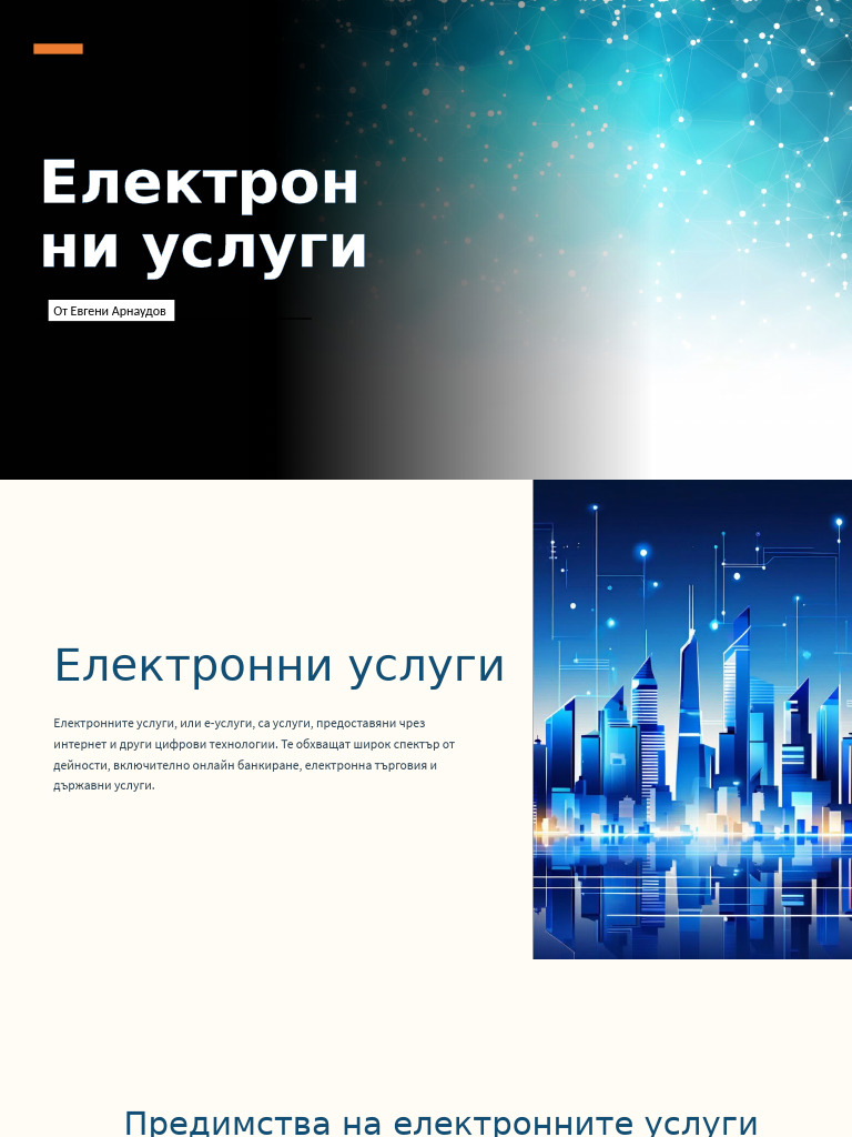 Elektronni Uslugi | PDF