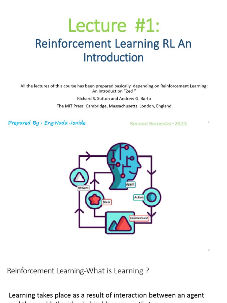 Introduction to Reinforcement Learning | PDF | Learning | Reinforcement
