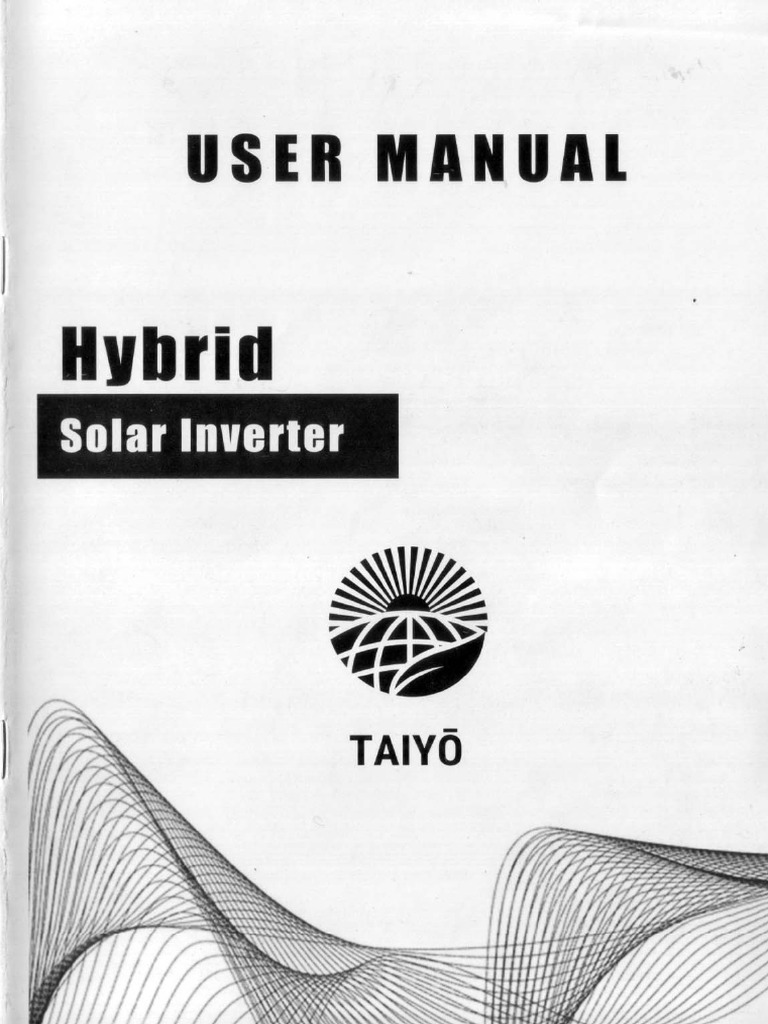 TAIYO Solar Inverter Manual EN | PDF