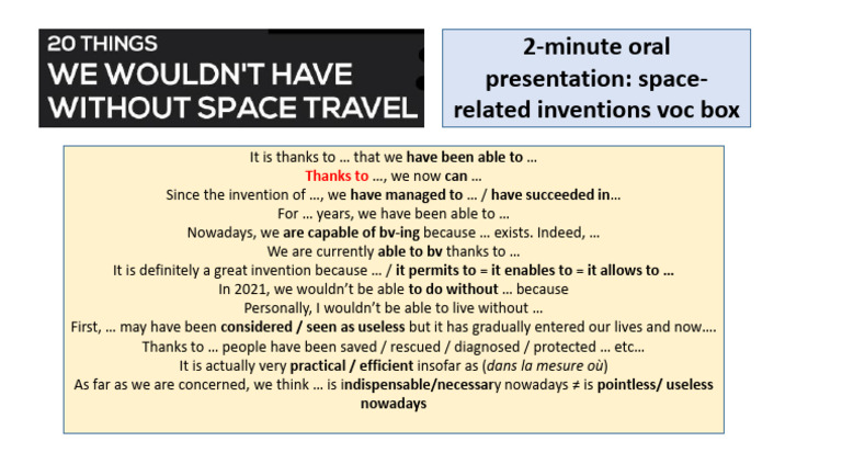 Space Inventions Impacting Daily Life | PDF