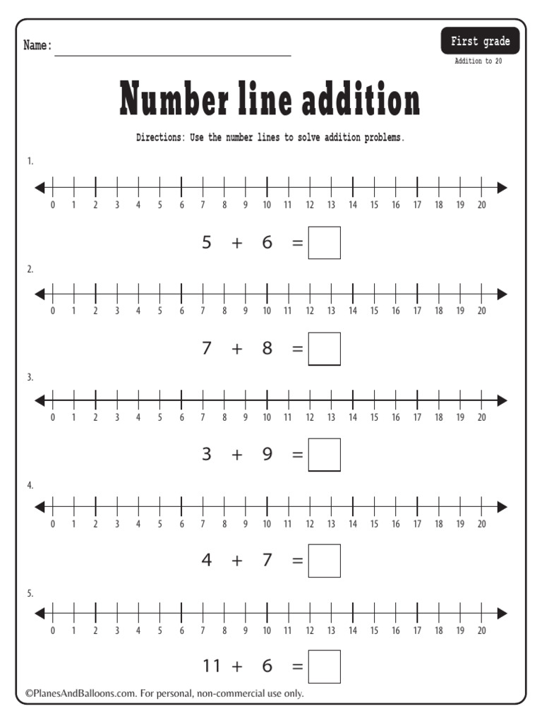 First Grade Math: Add & Subtract | PDF
