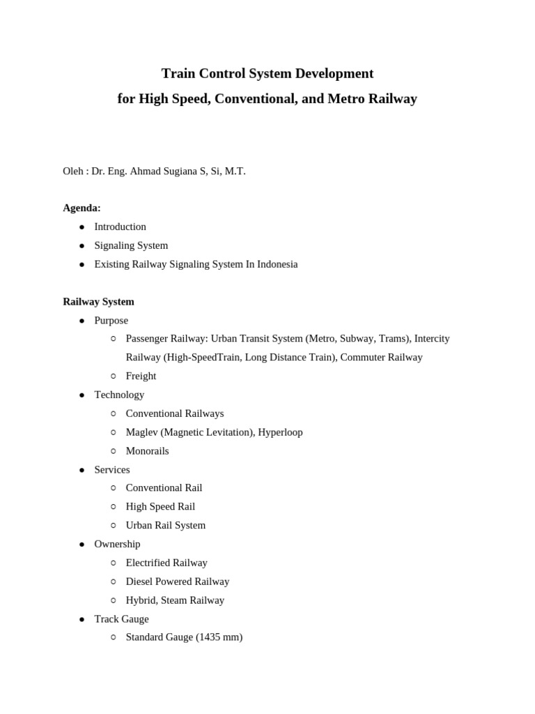 Resume Nayoga Manda | PDF | Rail Transport | Rapid Transit