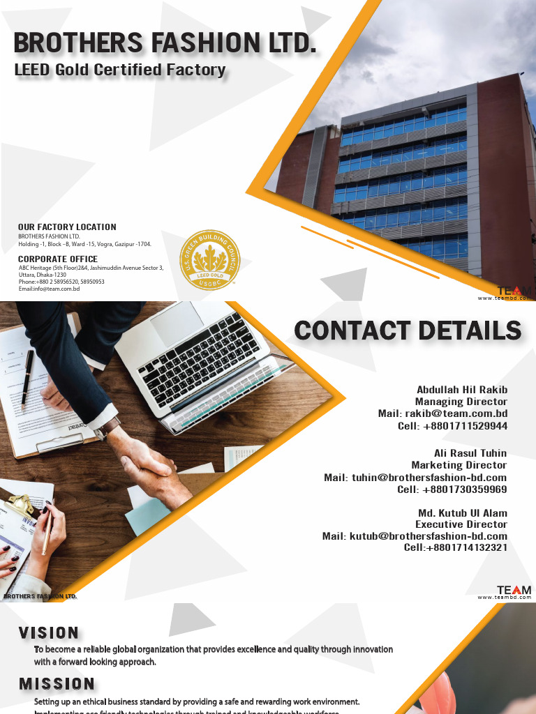 Brothers Fashion Ltd. | PDF | Economies | Business