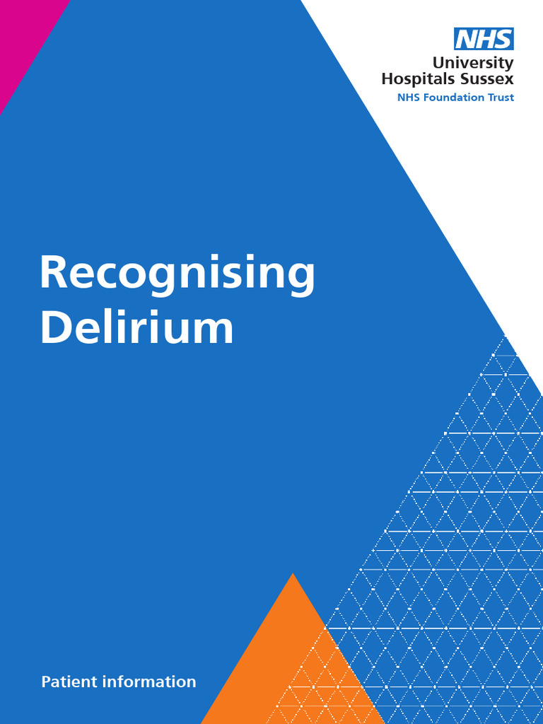 Recognising-delirium | PDF | Dementia | Attention Deficit Hyperactivity ...