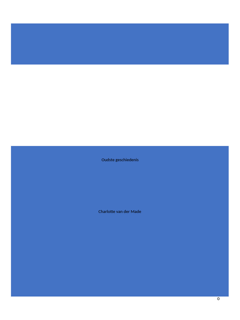 Samenvatting Oudste Geschiedenis (9465) | PDF