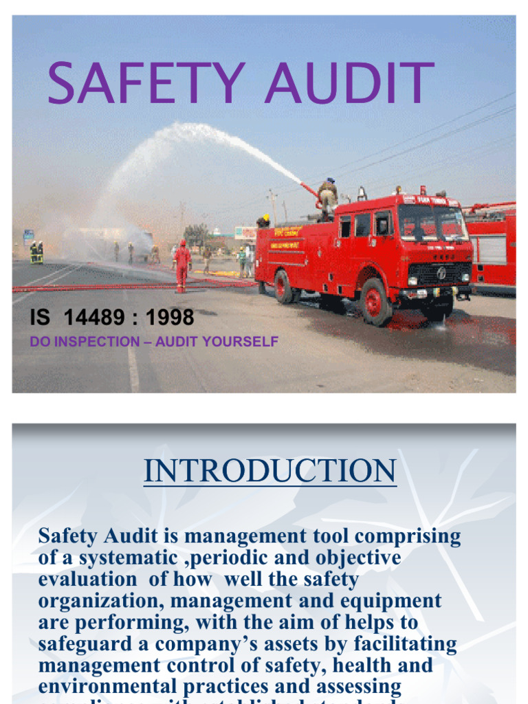 Safety Audit Presentation 1738009391 | PDF