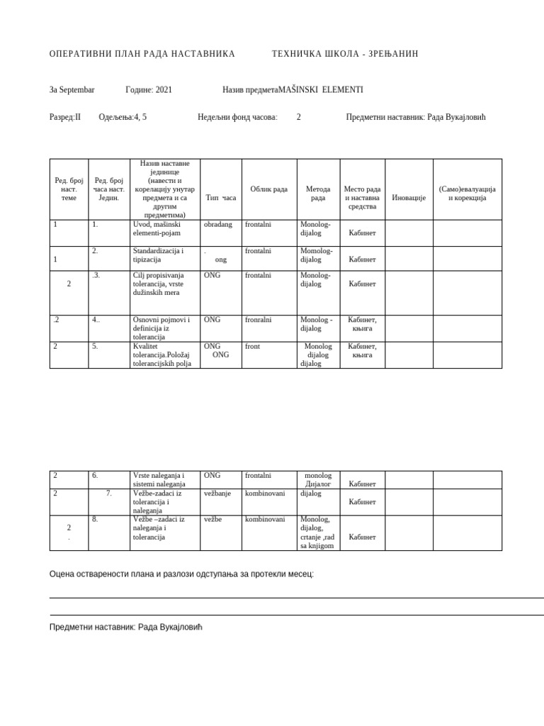 Ma (Inski Elementi II-4,5 | PDF