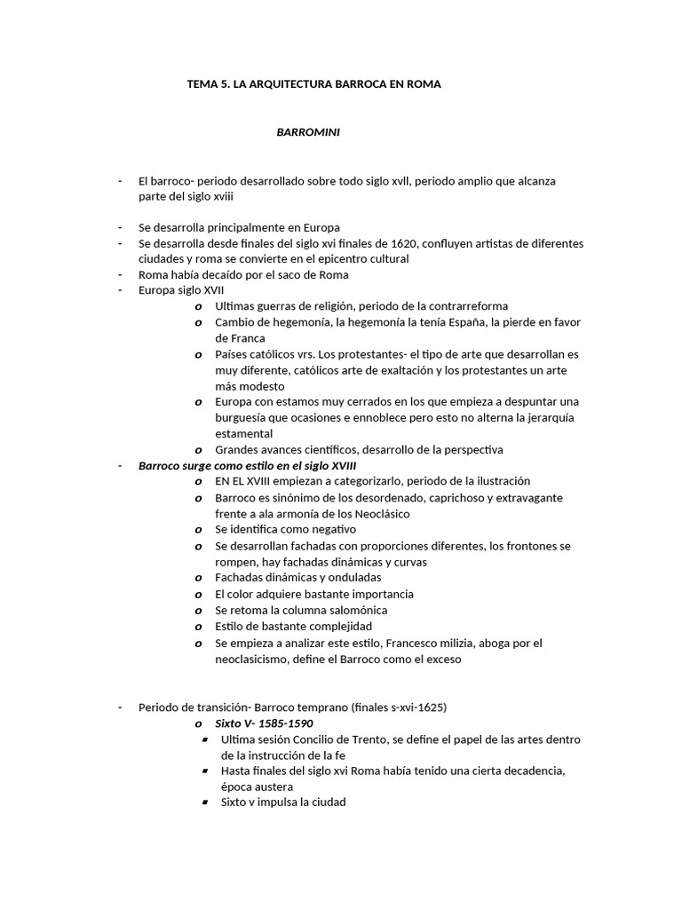 TEMA 5. Barroco. | PDF | Barroco | Escultura