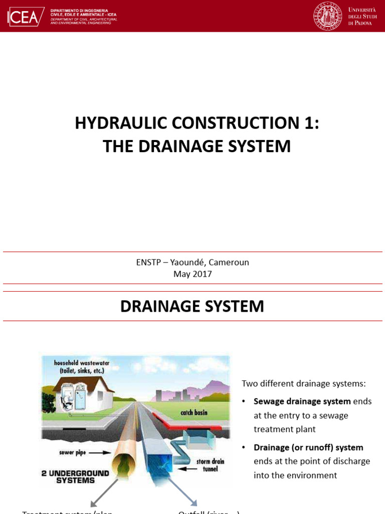 2_Drainage_system | PDF | Sanitary Sewer | Sewage