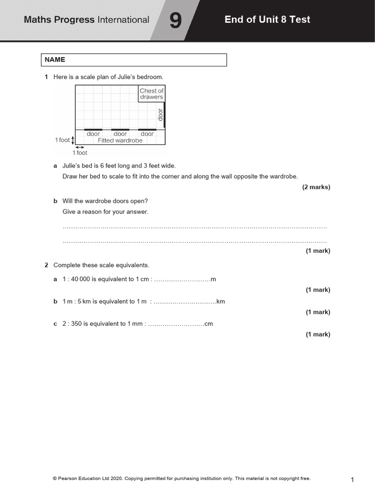 Unit 8 Test (1) | PDF | Triangle | Euclidean Plane Geometry