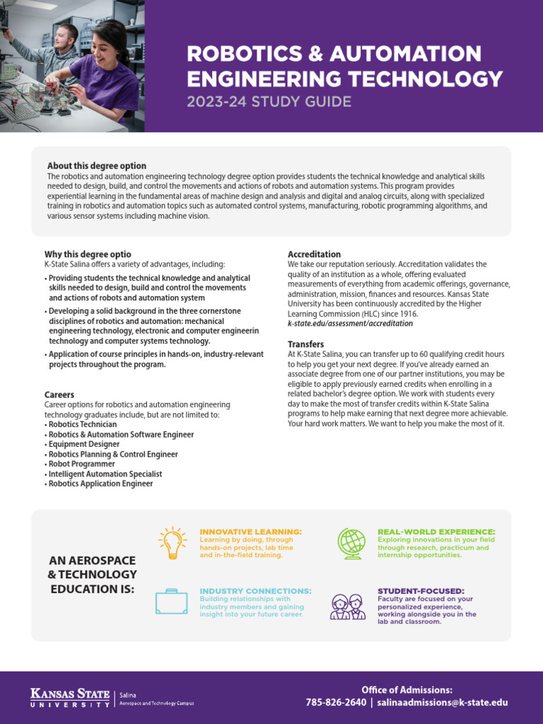 robotics-automation | PDF | Automation | Academic Degree