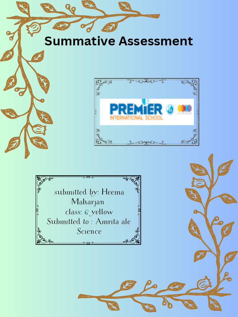 Science Summative Assessment | PDF | Mangrove | Trees