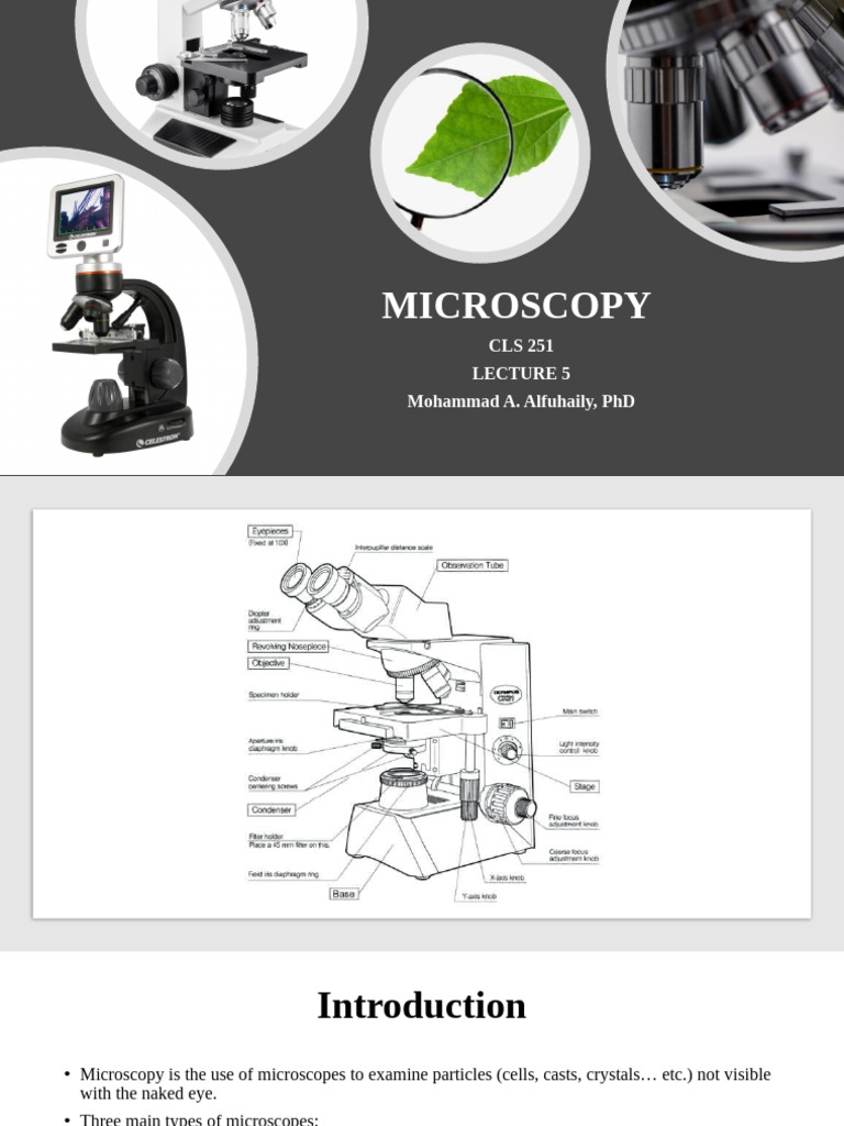 [5] MICROSCOPY | PDF | Microscopy | Microscope