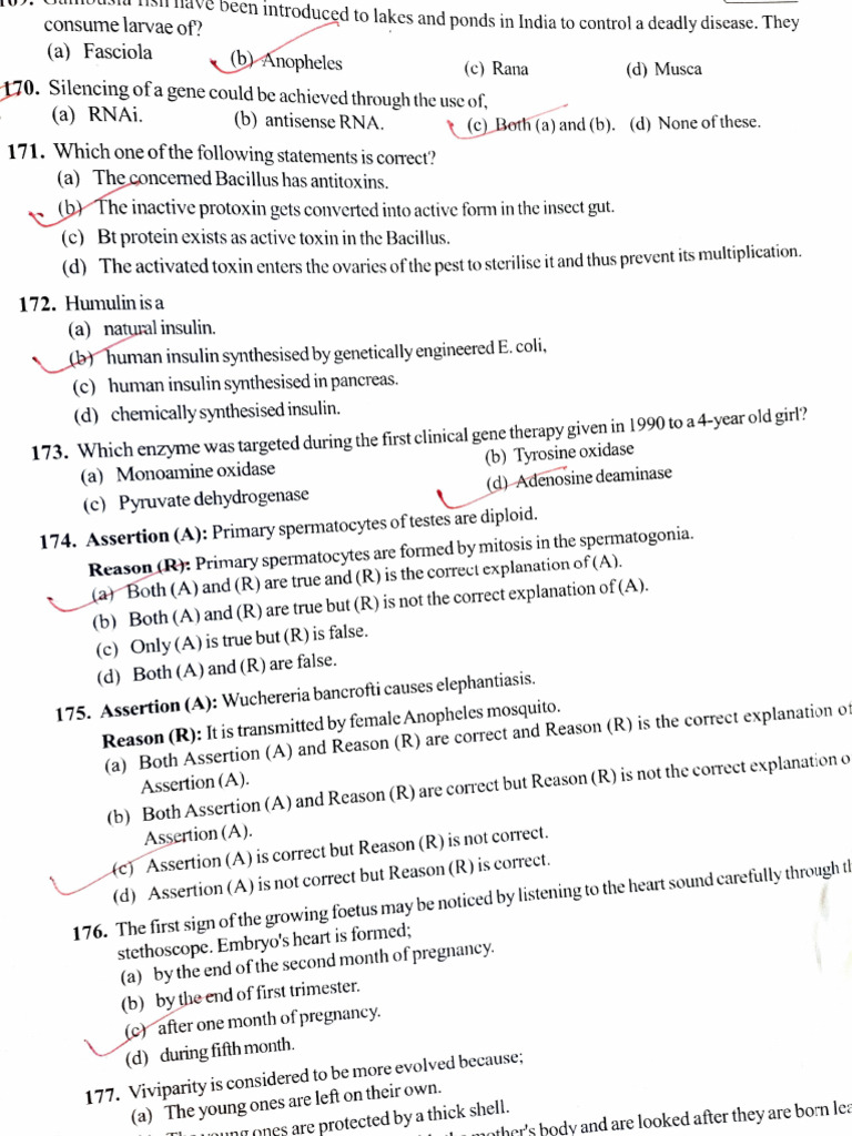 Neet Question Paper | PDF