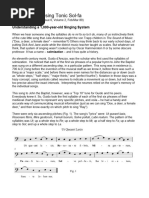 Tonic Sol-fa Notation Guide | PDF | Scale (Music) | Musicology